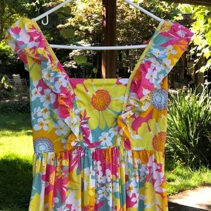 Tracy Feith | Dresses | Cute Fun Tracy Feith Pretty Sunflower Maxi S ...